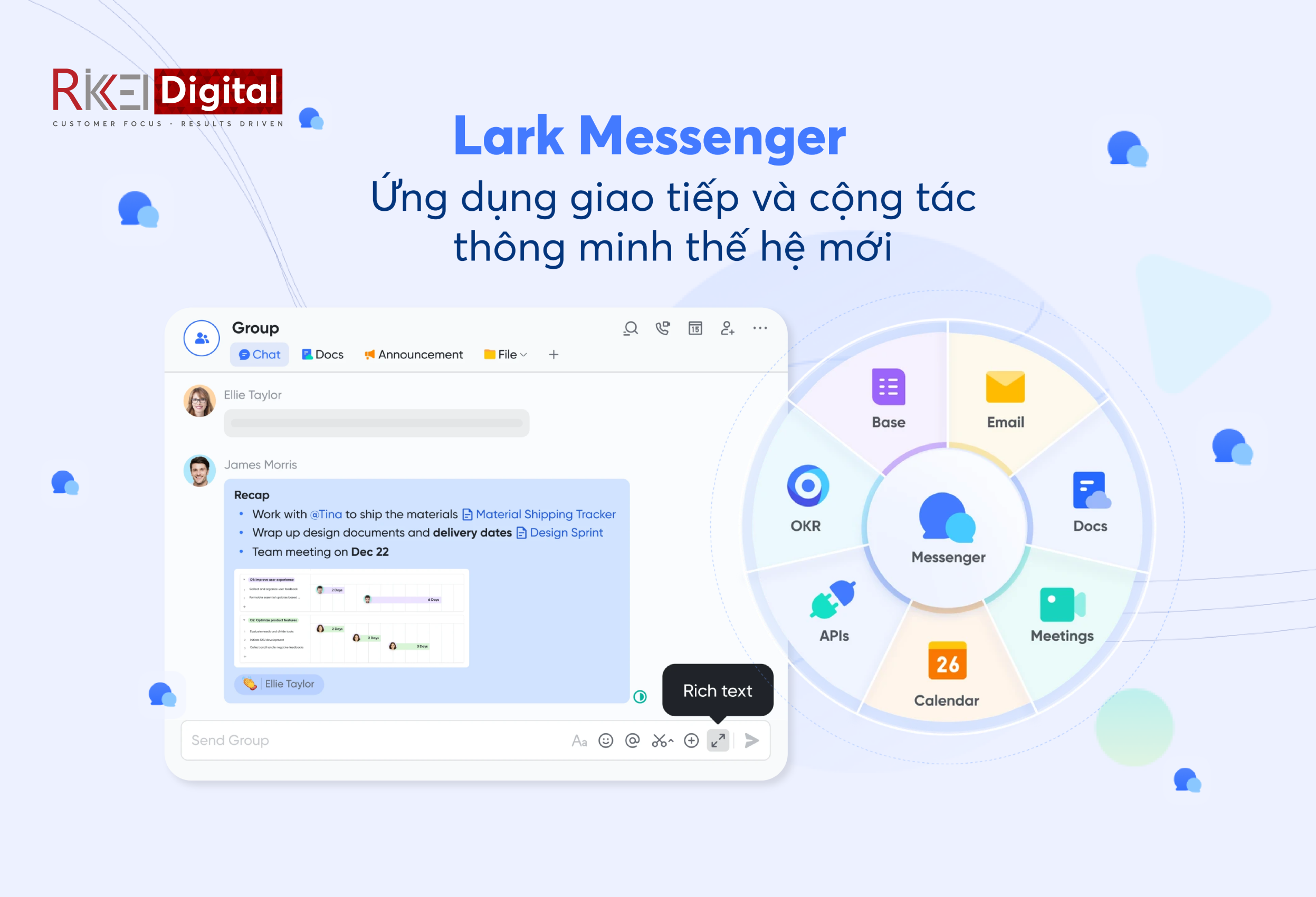 Lark Messenger - Ứng dụng giao tiếp và cộng tác thông minh